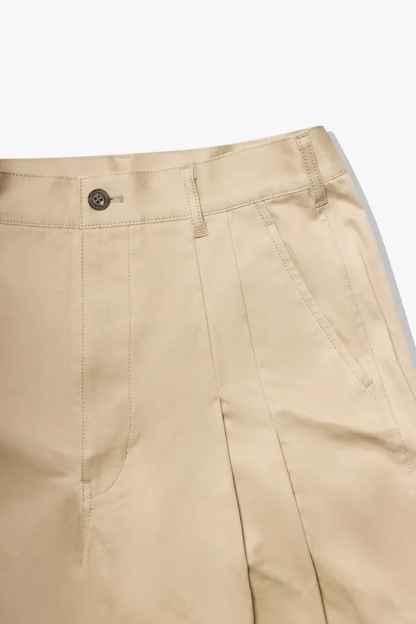 Comme Des Garçons Pleated Trousers With Belt Loops