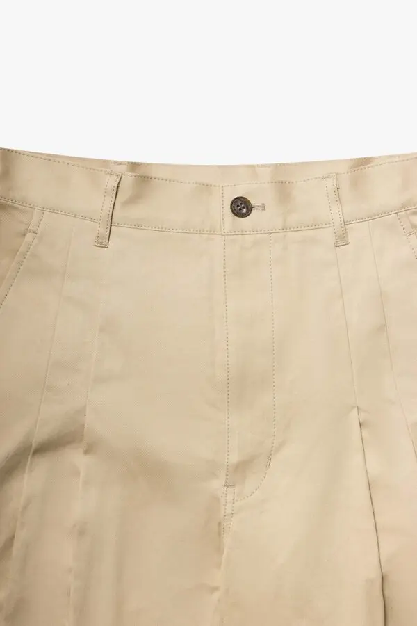 Comme Des Garçons Pleated Trousers With Belt Loops