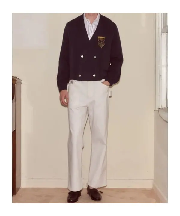 BODE Double-breasted V-neck Cardigan