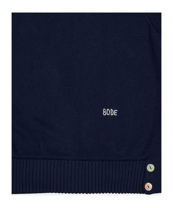 BODE Double-breasted V-neck Cardigan