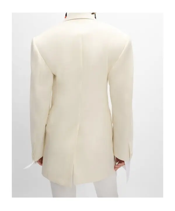 Celine Diagonal Wool Collared Jacket