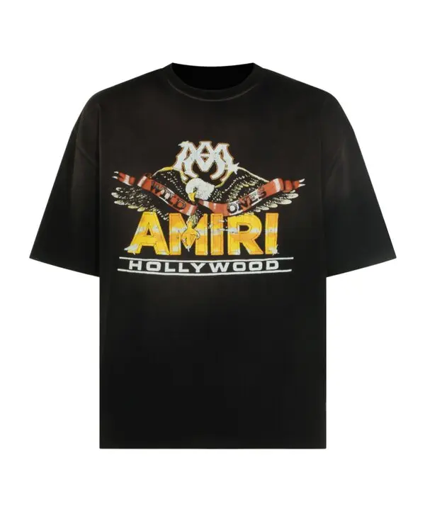 Amiri Graphic Logo Crewneck T-shirt
