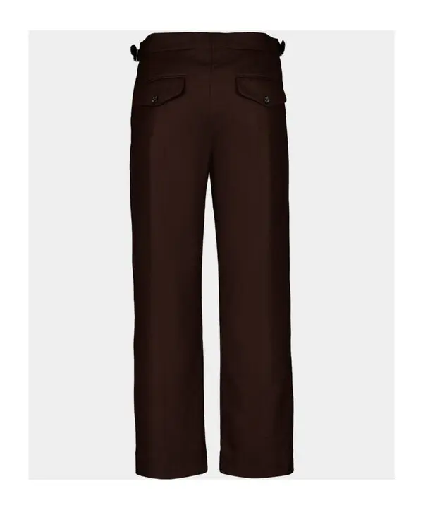 BODE Side-button Wool Casual Pants