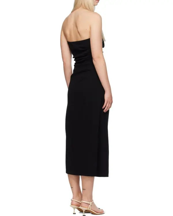 Proenza Schouler Strapless Side Slit Dress