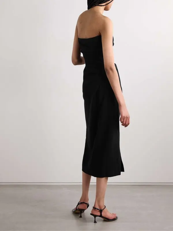 Proenza Schouler Strapless Side Slit Dress