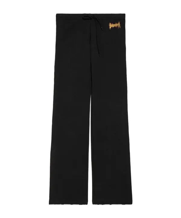 Balenciaga Sacré Coeur Low Waist Sweatpants - Black