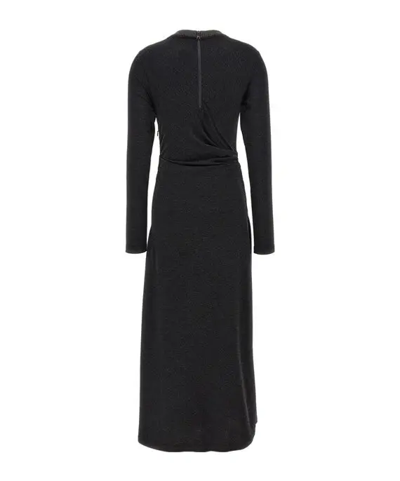 Brunello Cucinelli Monile Detailed Maxi Dress
