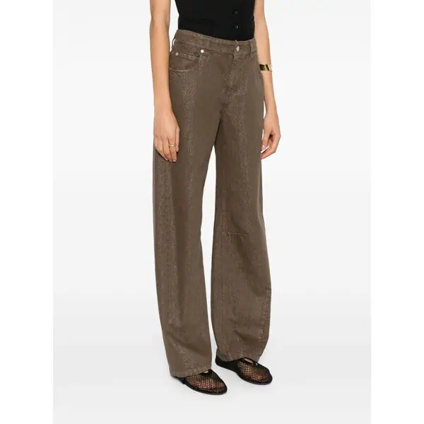 Brunello Cucinelli Glitter Embellished Straight Leg Jeans