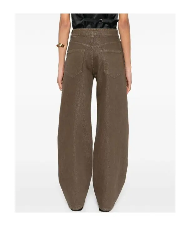 Brunello Cucinelli Glitter Embellished Straight Leg Jeans