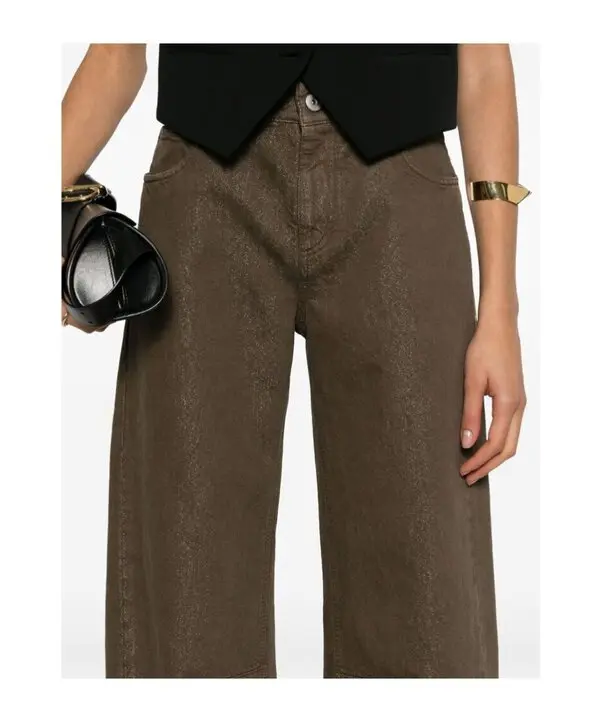 Brunello Cucinelli Glitter Embellished Straight Leg Jeans