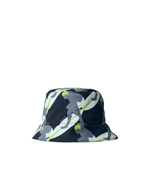 Gucci Allover Surfer-print Bucket Hat