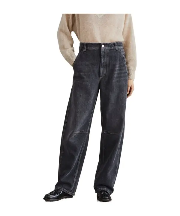 Brunello Cucinelli Authentic Denim Soft Curved Jeans