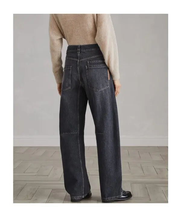 Brunello Cucinelli Authentic Denim Soft Curved Jeans
