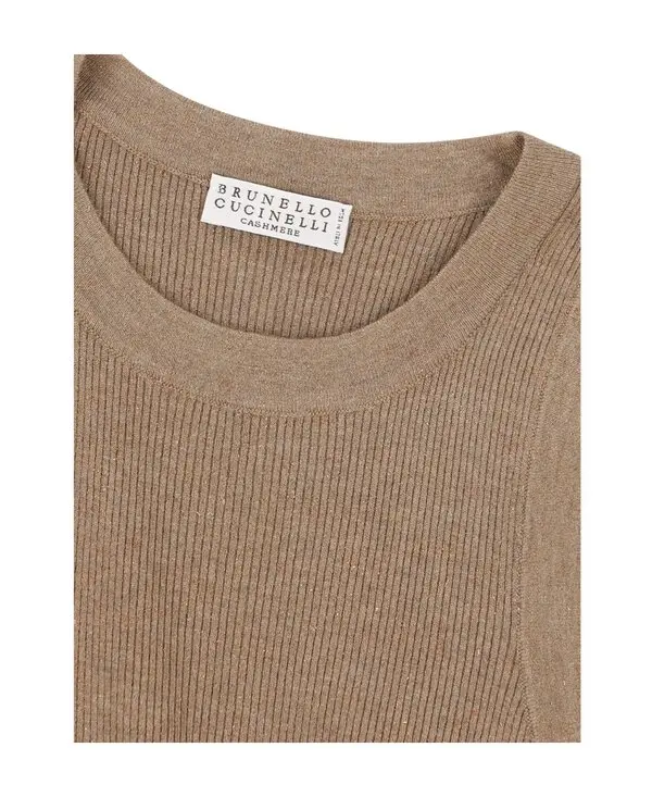 Brunello Cucinelli Sleeveless Ribbed Knit Vest