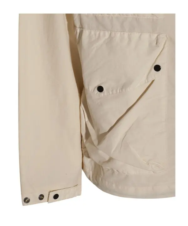 C.P. COMPANY Goggle Hood Jacket - White