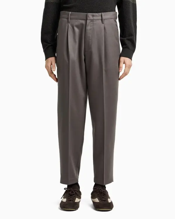 Emporio Armani Stretch-twill Trousers