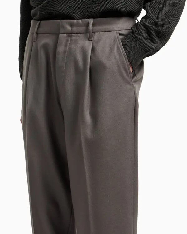 Emporio Armani Stretch-twill Trousers