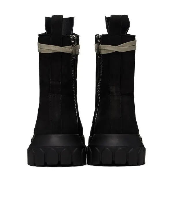 Rick Owens Lace-up Combat Boots