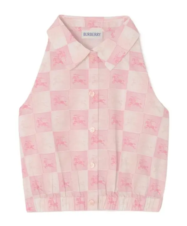 Burberry Checkerboard Cotton Shirt