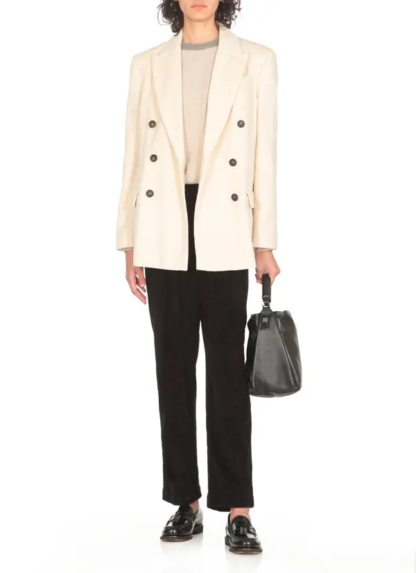 Brunello Cucinelli Corduroy Double-breasted Blazer