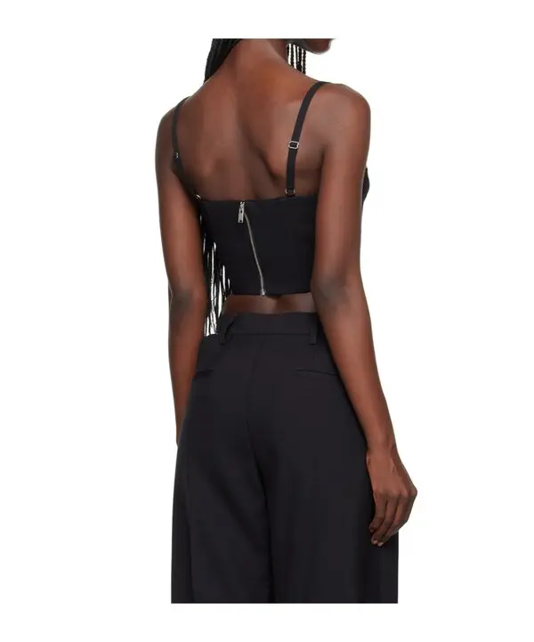 DION LEE Lace-up Corset Tank Top