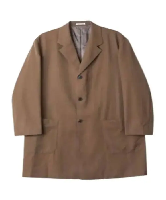 Auralee Long-sleeved Wool Coat