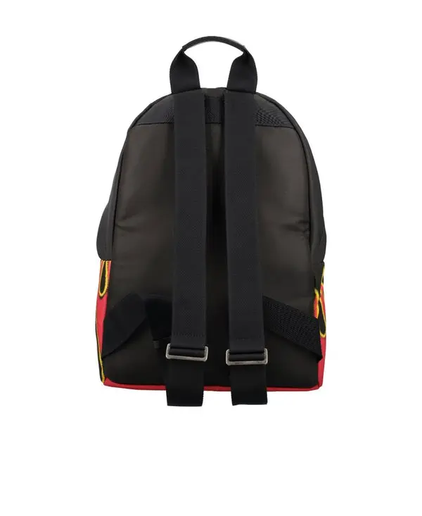 Palm Angels Flames Print Backpack