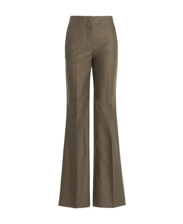THE ROW High-rise Flared Casual Pants
