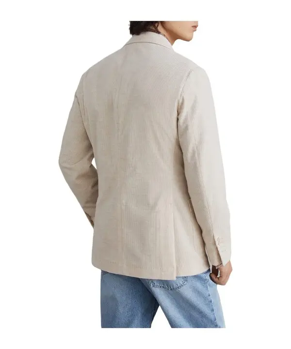 Brunello Cucinelli Corduroy Double Breasted Deconstructed Blazer