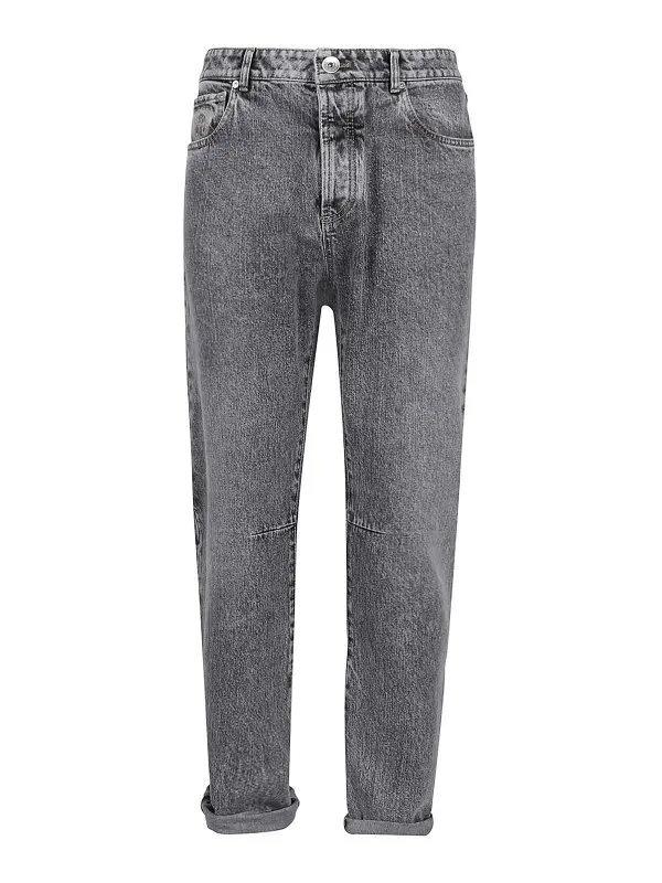 Brunello Cucinelli Stonewashed Straight-leg Jeans