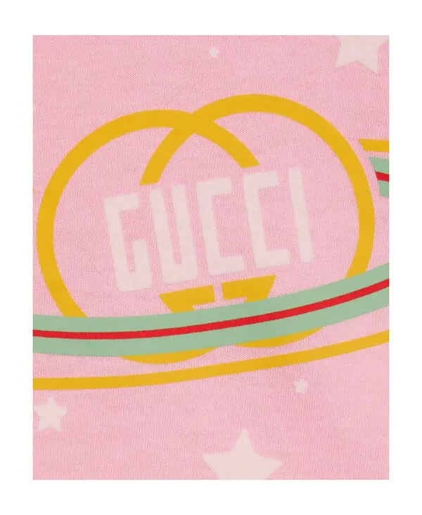 Gucci Logo Galaxy Print Cotton T-shirt