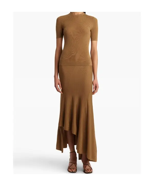Khaite Miranda Asymmetric Skirt