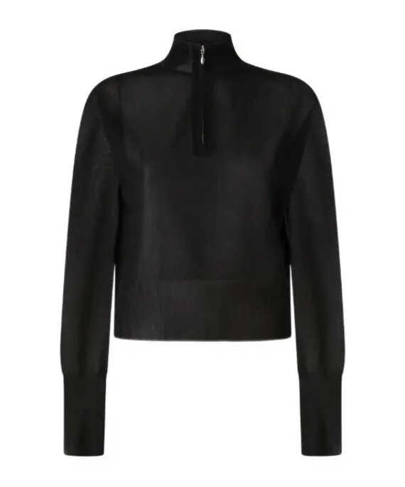 Pinko X Patrick Mcdowell Half-zip Blouse