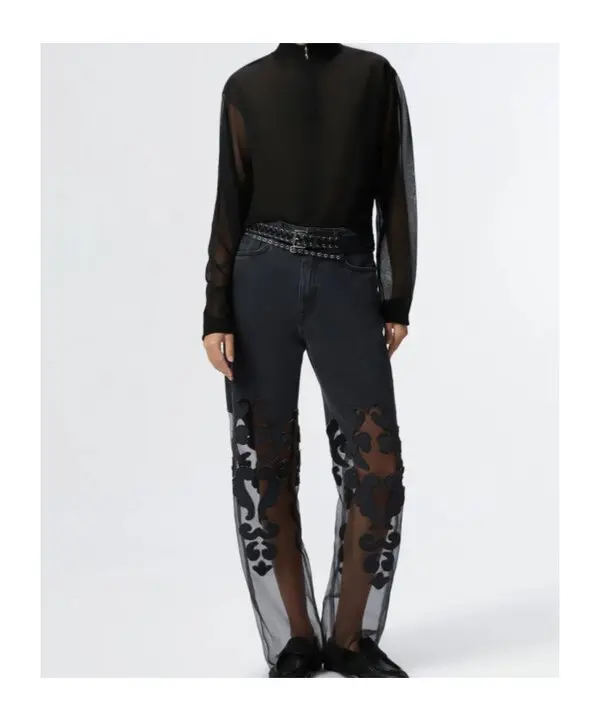 Pinko X Patrick Mcdowell Half-zip Blouse
