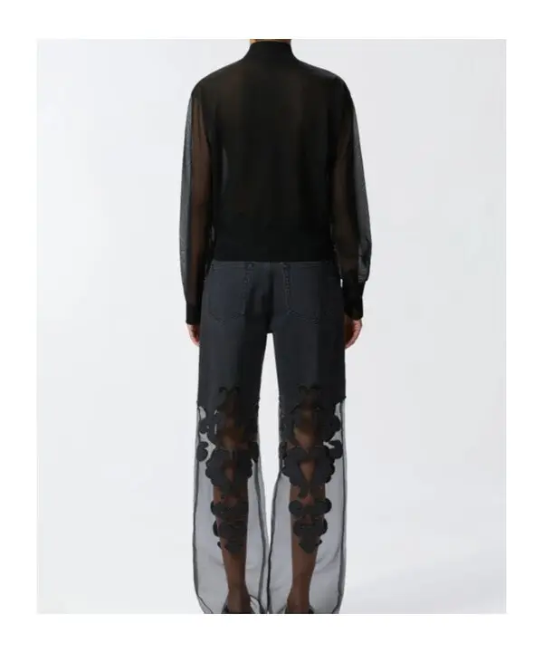 Pinko X Patrick Mcdowell Half-zip Blouse
