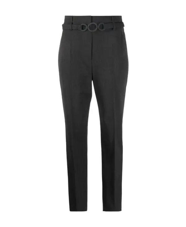 Brunello Cucinelli Belted Tapered-leg Trousers