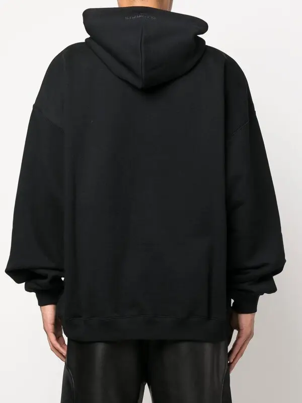 Vetements Logo Drawstring Hoodie