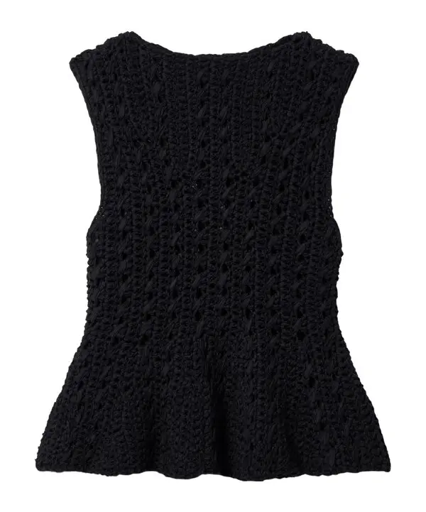 Khaite Yuka Crocheted Top