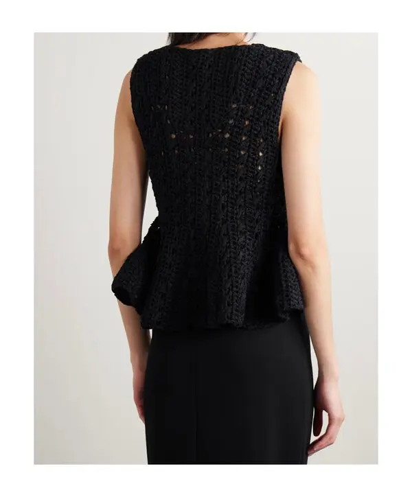 Khaite Yuka Crocheted Top