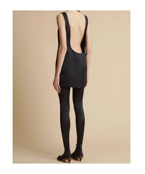 Khaite Sleeveless Satin Dress