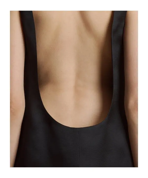 Khaite Sleeveless Satin Dress