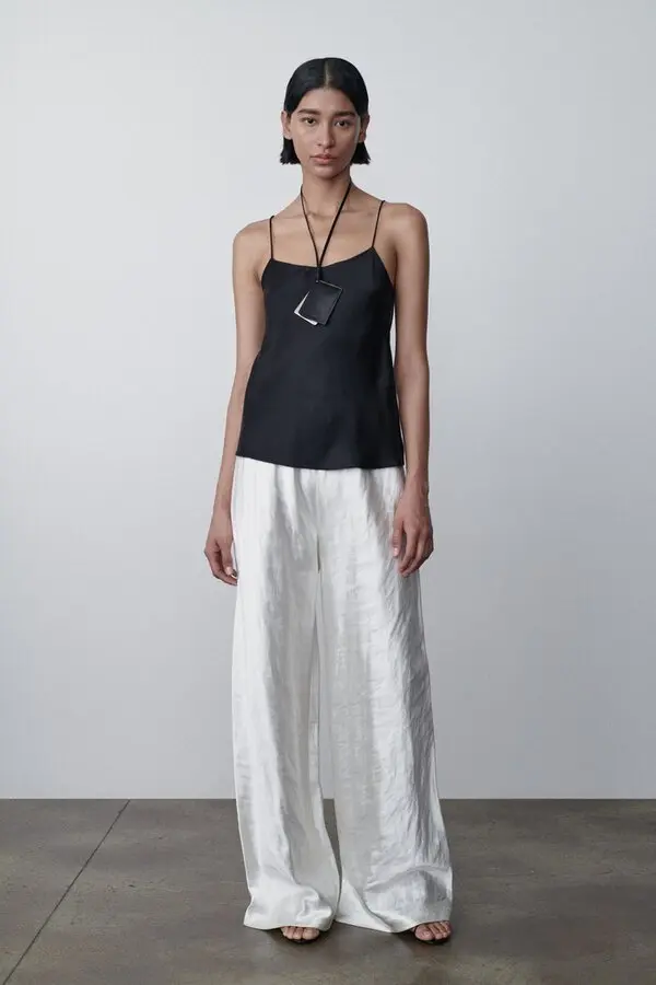 THE ROW Square-neck Silk Camisole