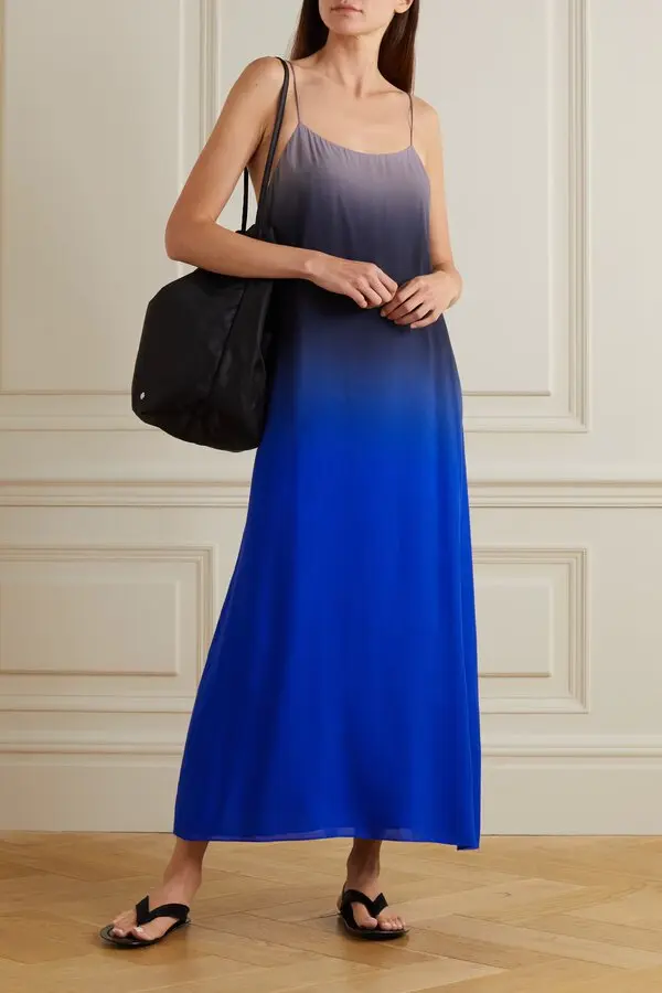 THE ROW Kula Gradient Maxi Dress