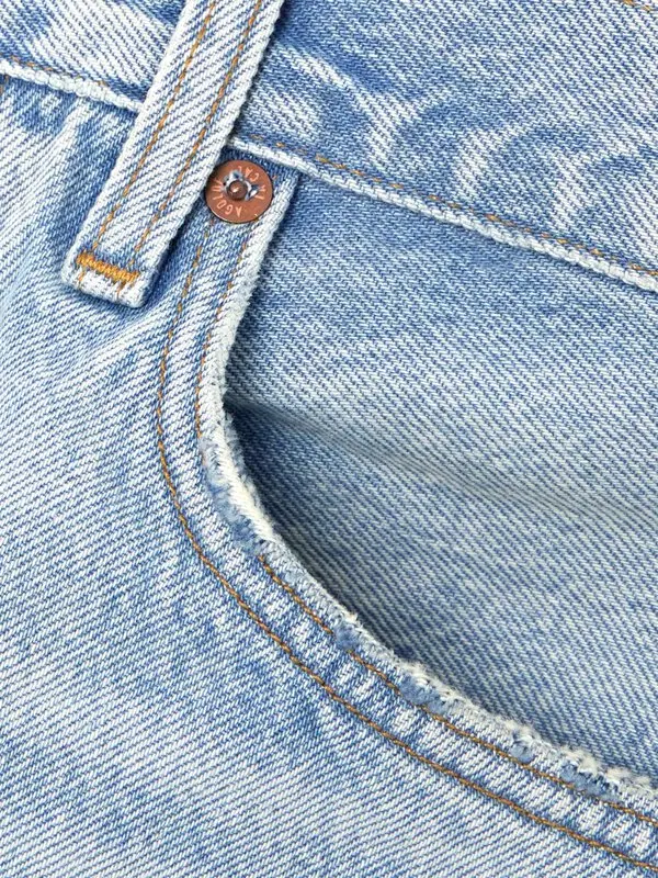 AGOLDE Relaxed Fit Denim Shorts