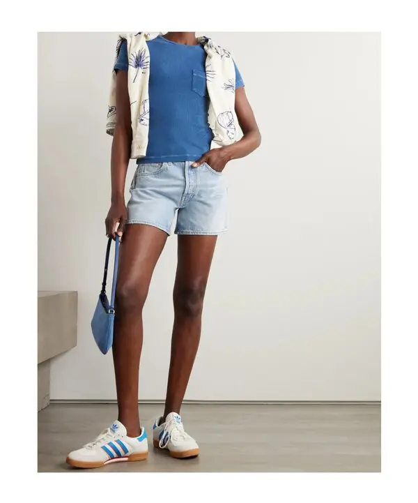 AGOLDE Relaxed Fit Denim Shorts