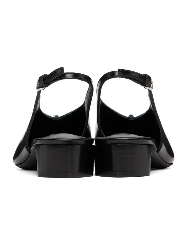 JIL SANDER Pearl-detail Slingback Pumps