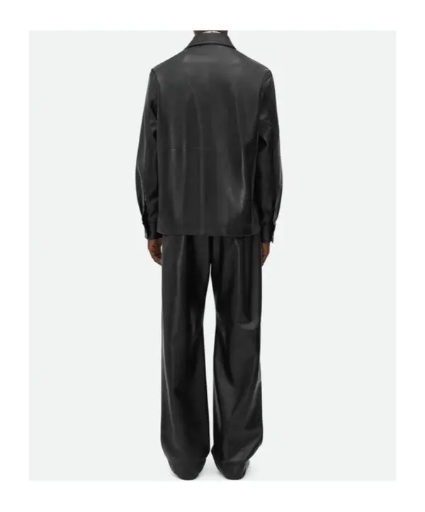 Bottega Veneta Leather Pyjama Shirt