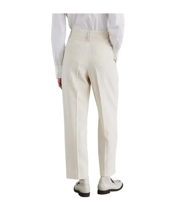 Brunello Cucinelli Monili Detailed Pleat Trousers