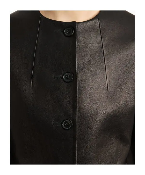Khaite Jameson Leather Jacket