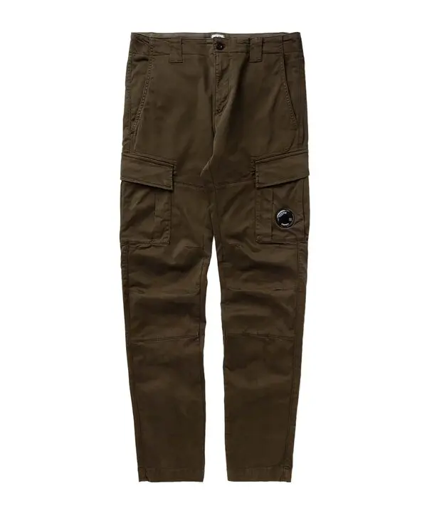 C.P. COMPANY Lens-detailed Tapered-leg Cargo Pants